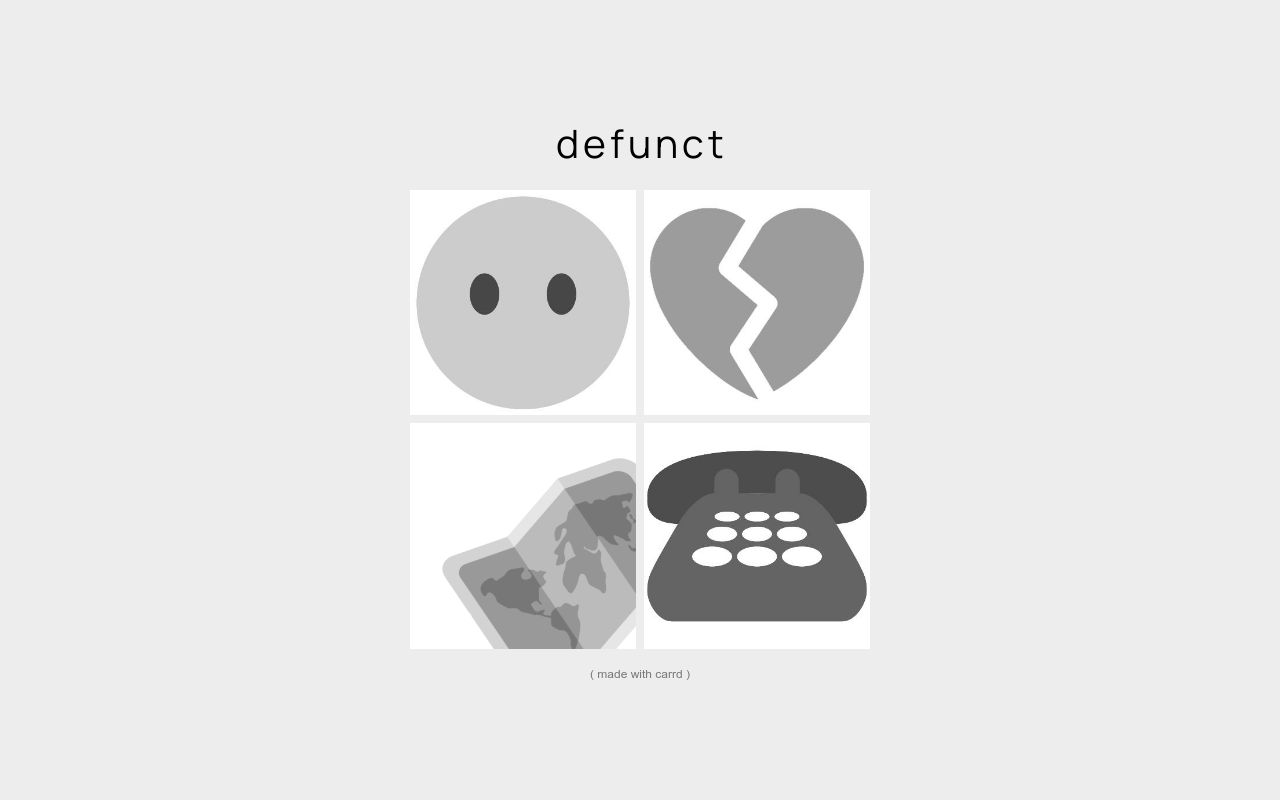 defunct